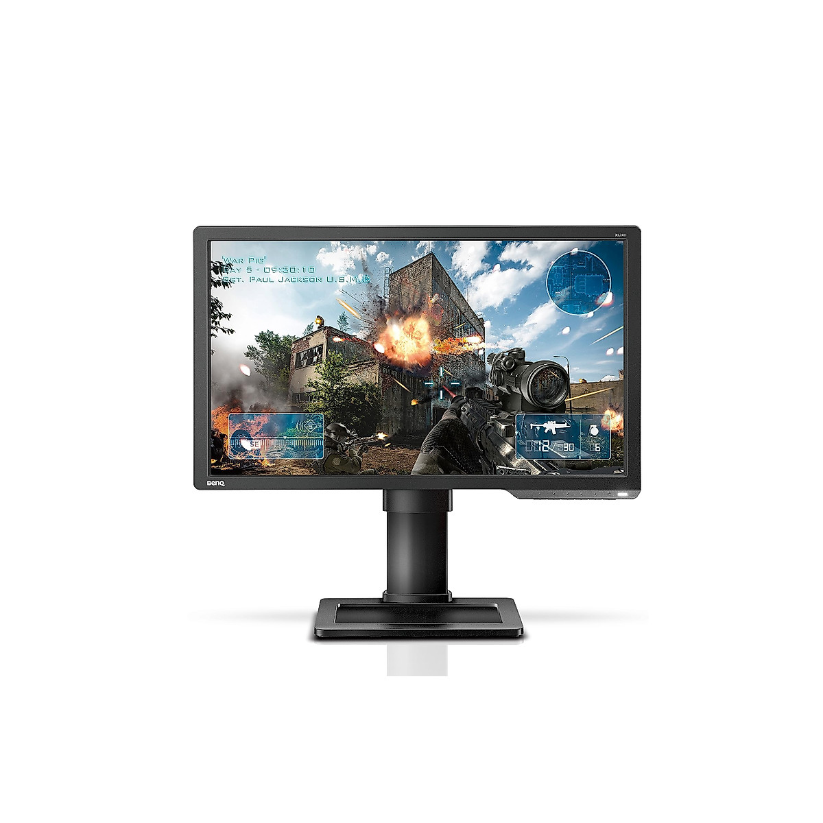 BenQ ZOWIE XL2411P 24 Inch 144Hz Gaming Monitor, 1080P 1ms, Black eQualizer and Color Vibrance for Competitive Edge