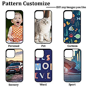 Konohan 6 Pieces Sublimation Blank Phone Case Cover Blank Printable Phone Case for DIY Customize Heat Press Rubber Protective Case(Compatible with iPhone 12 Pro Max)
