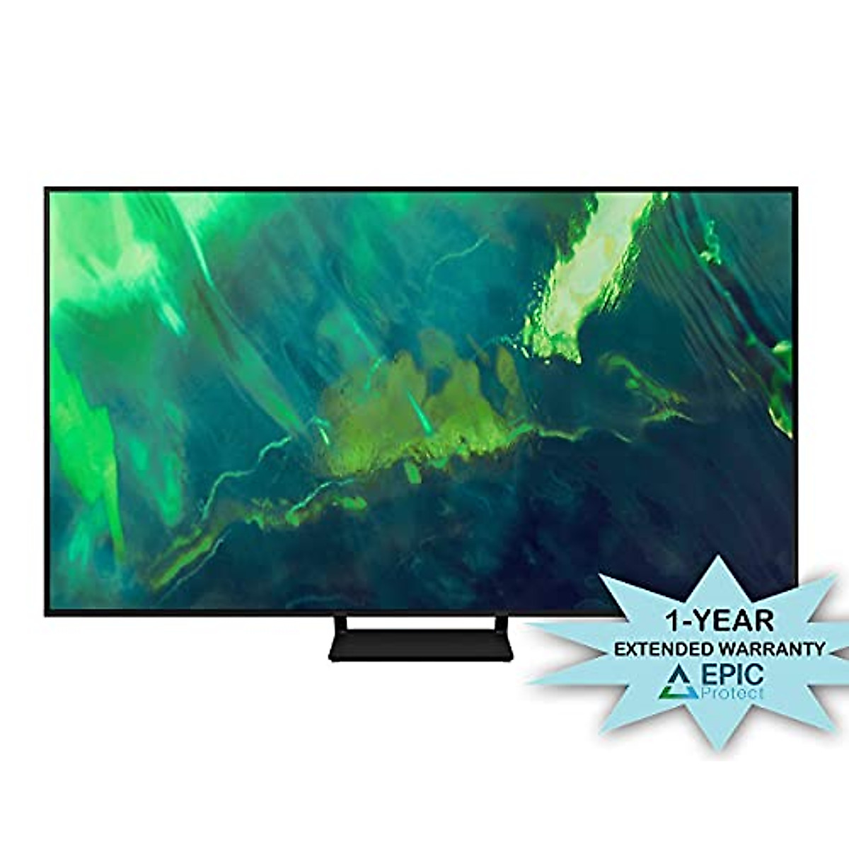 SAMSUNG QN65Q70AA 65" Class UHD High Dynamic Range QLED 4K Smart TV with an Additional 1 Year Coverage by Epic Protect (2021)