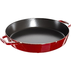 STAUB Cast Iron, Frying Pan, Cherry, 34 cm