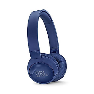 JBL TUNE 600BTNC - Noise Cancelling On-Ear Wireless Bluetooth Headphone - Blue (Renewed)