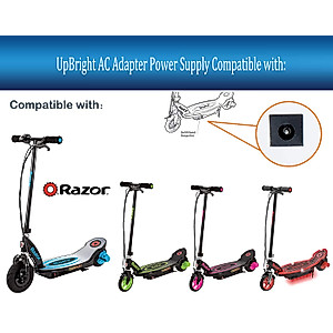 UpBright 12V AC Adapter Compatible with Razor Electric Power CORE E90 E95 90 Scooter ePunk XLR8R Avigo ExpertPower 12 Volt Battery HON-KWANG HK-AD-120U100-US Qili QL-09002B-B1201000H CD CP1210 Charger
