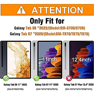 Case for Samsung Galaxy Tab S8 2022/Tab S7 2020 11 Inch (SM-X700/X706/T870/T875/T878),Multi-Angle Stand Smart Protective Cover with Auto Sleep/Wake,African American Girl Inspirational Quotes