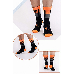 GuaziV Cycling Socks for Men & Women，Colorful Compression Hiking Socks Running Socks for Travelling, Walking, Climbing