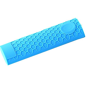 Silicone Hot Handle Holder, Heat Resistant Potholder Rubber Pot Handle Cover for Cast Iron Skillets, Sleeve Grip, Frying Pans 6X2 Inches (2 Pack, Blue Orange)