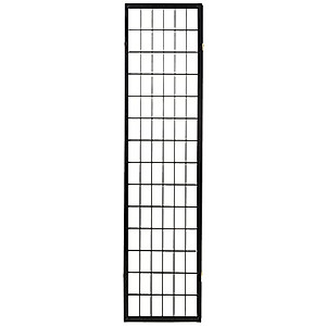 ORE International 3-Panel Room Divider, Black, 70" x 6" x 50"