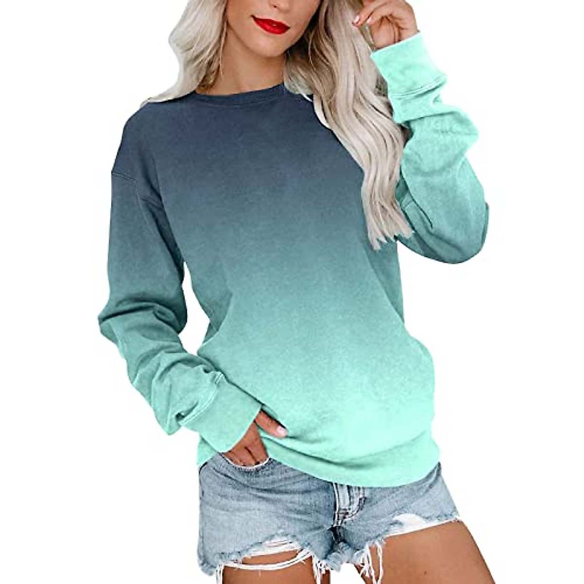 Comfortable Tshirts Women Womens Tshirts t-Shirt for Women red Going Out top Womens Grey Sweatshirt Items for 5 Dollars