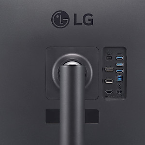 LG 27EP950-B 27” Ultrafine UHD (3840 x 2160) OLED Pro Display with Adobe RBG / DCI-P3 99%, VESA Display HDR 400 True Black, 1M:1 Contrast Ratio and Tilt/Height/Pivot Adjustable Stand - Black