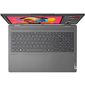 Lenovo 2024 Yoga 7 2-in-1 16” WUXGA IPS Touch Laptop 12-Core Intel Core Ultra 7 155U 16GB LPDDR5 1TB SSD Thunderbolt 4 USB-C w/DP WiFi AX BT Webcam HDMI2.1 Backlit KB Fingerprint Windows 11 Pro