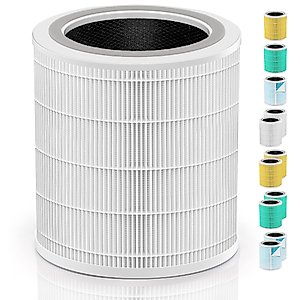 Core 400s Replacement Filter Compatible with LEVOIT Air Purifier Replacement Filter Core 400s-rf B08SQQK6K7 and LEVOIT Core 400s Air Purifiers with H13 True HEPA Pet Filters for Home Allergies, 1-Pack