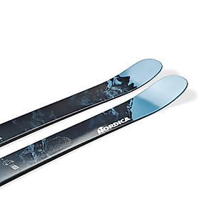 Nordica Men's Enforcer 104 Unlimited All-Mountain Touring Skis | High-Performance Fast Stable Durable Lightweight Rocker Skis, Blue/Gray, Size: 186