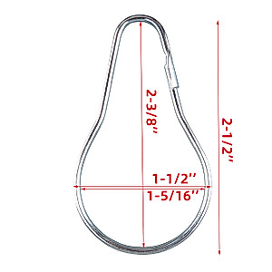 Kowibcl Metal Shower Curtain Hooks Shower Curtain Hooks Rust Proof Metal Shower Curtain Rings Stainless Steel Hanging Clips and Hooks,Practical Reusable Shower Curtain Hangers，Set of 50,Silver