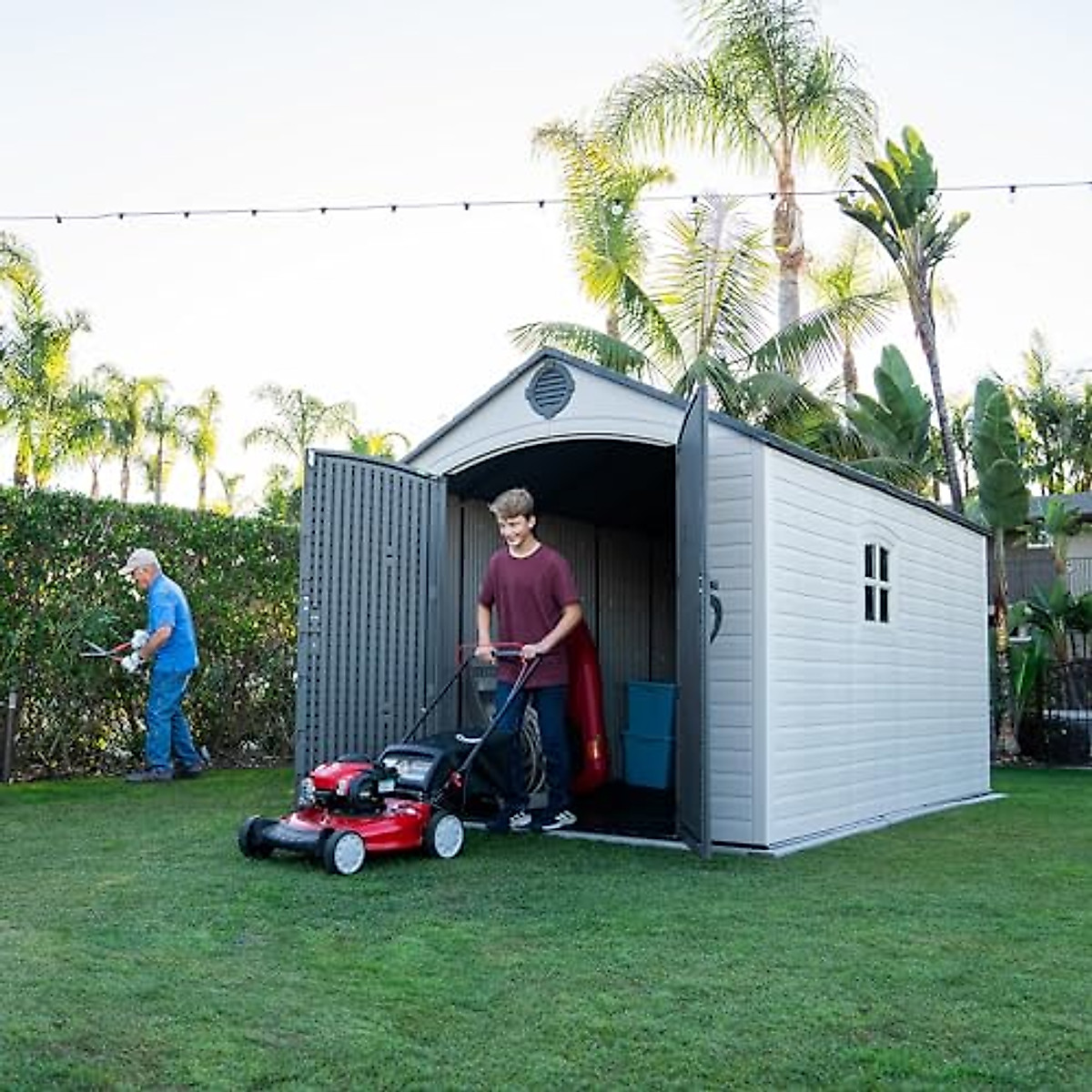 Lifetime Outdoor Storage Shed, 8 x 12.5 Foot