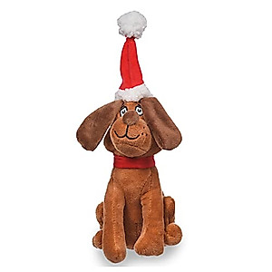 Dr. Seuss for Pets The Grinch Max Rope Limb Pull Dog Toy | The Grinch Plush Dog Rope Toy from Dr Seuss Collection | Large Squeaky Tug of War Dog Toy Dog Christmas Toys, 12 Inch, (FF18348)