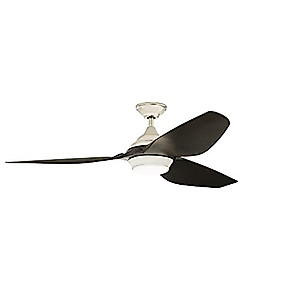 Home Decorators Collection YG638-BN Bachton 60 in. LED DC motor Brushed Nickel Ceiling Fan