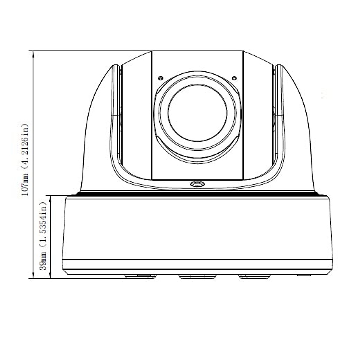 Geovision GV-PDR8800 8MP H.265 Super Low Lux WDR Pro IR Fixed Rugged IP Dome Camera with 1.68 mm Lens, 180° Panoramic View, Built-in Microphone