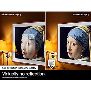 SAMSUNG 32-Inch Class QLED The Frame LS03C Series, Quantum HDR, Art Mode, Anti-Reflection Matte Display, Slim Fit Wall Mount Included, Smart TV w/Alexa Built-in (QN32LS03CB, Latest Model)