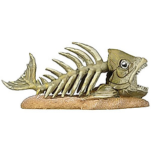 Penn-Plax Zombie Fish Aquarium Ornament, 7.2 by 3.5 by 3-Inch
