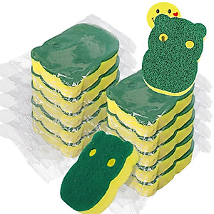 Kheoxusa Sponge Individually Wrapped,30 Pack Individually Wrapped Sponges-Hippo