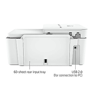 HP DeskJet Plus 4158 All-in-One Wireless Printer, Scan, Copy, Instant Ink Ready, 7FS76A (Renewed)
