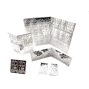 Pure Silver Bullion Bar Divides to 24 One Grain Bars .999 Fine Silver Snaps Apart to Individual 1 Grain Ingots (6)