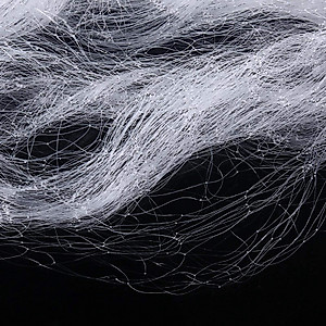 Fishing Net, Nylon Monofilament Gill Net, 1m x 20m Nylon Fishing Net with Float Fish Trap Monofilament, Mesh Hole Fishing Net with Small Mesh Gear,Premium Fishing Nets for Saltwater