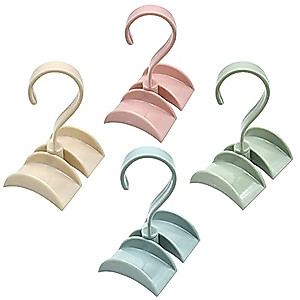 Closet Handbag Organizer 360 Degree Rotating Belt Scarf Tie Rack Holder Multi-Function Hook 4 Color