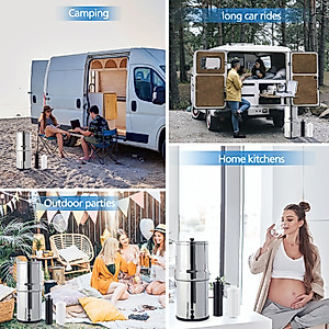 Water Filter Replacement Compatible with Berkey Water Filter System, BB9-2 Replacement Filter Compatible with Berkey Big, Light, Imperial, Travel, Crown, Royal Series (2 Pack)