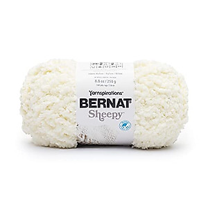 Bernat Sheepy Cotton Tail Yarn - 2 Pack of 250g/8.8oz - Nylon - 6 Super Bulky - 149 Yards - Knitting, Crocheting & Crafts