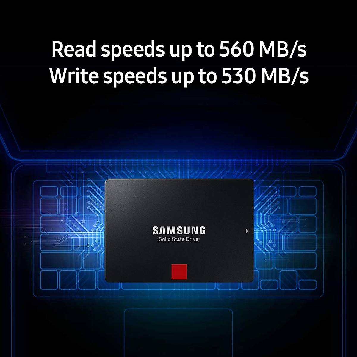 Samsung SSD 860 PRO 2TB 2.5 Inch SATA III Internal SSD (MZ-76P2T0BW)