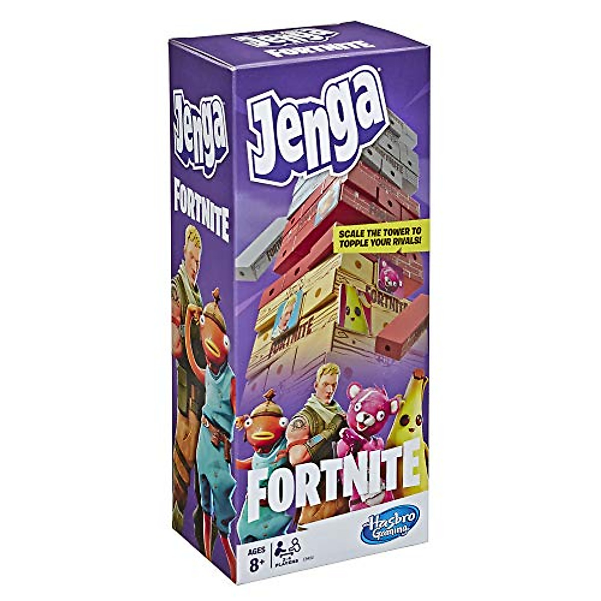 Hasbro Gaming Jenga: Fortnite Edition Game, Wooden Block Stacking Tower Game for Fortnite Fans, Ages 8 & Up
