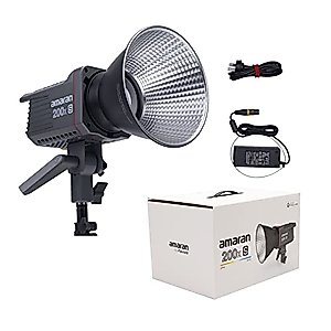 Aputure Amaran 200X S LED Video Light 200W Bi-Color 2700-6500k Bowens Mount Continuous Light Bluetooth App Control Silent Fan (Amaran 200XS)