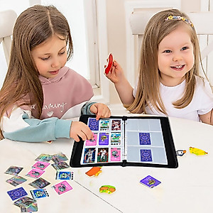 Trading Card Binder 9 Pocket, FOME Portable Card Binder Trading Card Holder with 900 Cards and 50 Removable Sleeves, Binder Photo Album Suitable for Yugioh MTG TCG Game Cards, Sports Cards