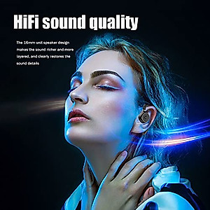 ESSONIO Open Ear Headphones air Conduction Headphones Bluetooth Workout Headphones Open Ear Earbuds Noise Cancelling Headphones for Sports Running