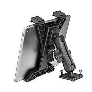 OHLPRO Heavy Duty Drill Base Tablet Holder Car Mount Dashboard for iPad/iPad Mini Samsung Galaxy (All 7" - 11.5") Tablets, ipad Mount for Desks,Cars, Great for Wall, Truck, Commercial Vehicles Dash