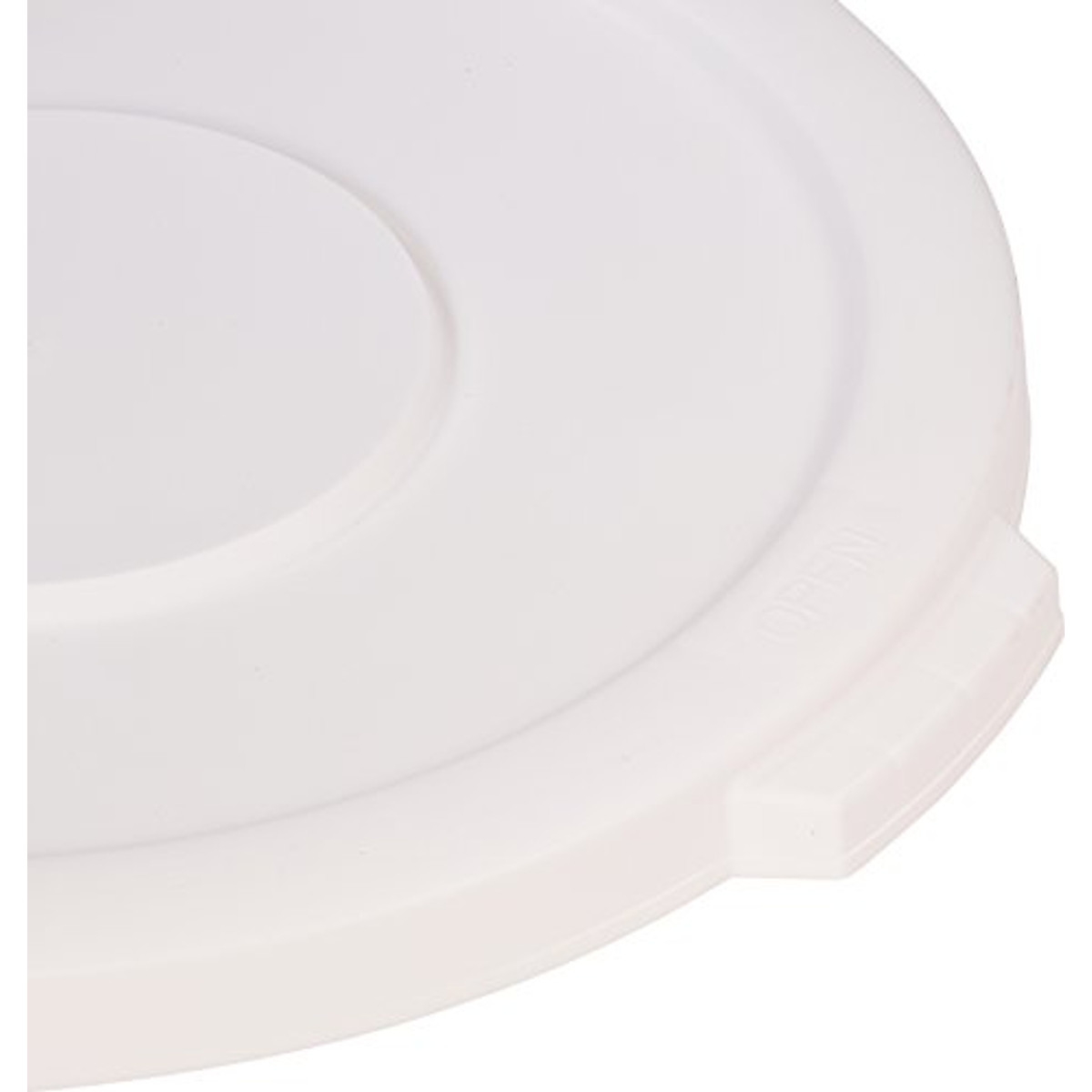 Carlisle FoodService Products 34101102 Bronco Round Waste Bin Food Container Lid, 10 Gallon, White