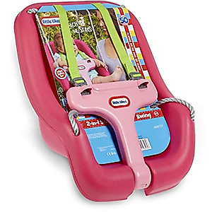 Little Tikes -2-in-1 Snug 'n Secure Swing 4pk-Magenta, 650727M