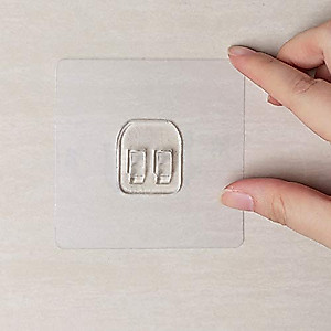 Alliebe 12Pcs Kitchen Bathroom Self Adhesive Stickers for Shower Organizer Basket Caddy Without Drilling No Holes