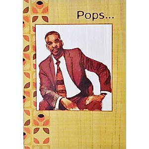 Greeting Card Pops - The Coolest Dude On The Block - Happy Birthday to Dad Father (Black African American)