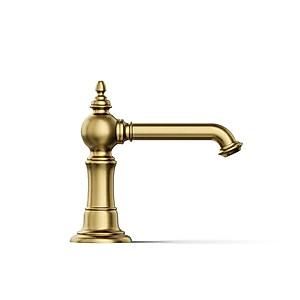 Kohler K-72762-9M-2MB Artifacts Single Handle Bathroom Sink Faucet, 1.2 GPM, Vibrant Moderne Brushed Brass