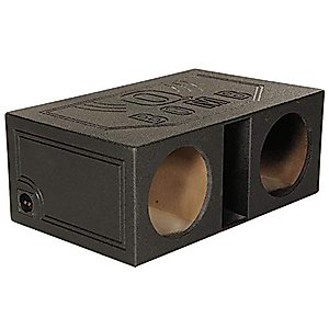QPower QBOMB12VL 12" Dual Vented Ported Car Subwoofer Sub Box Enclosure