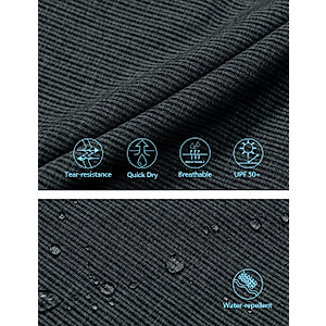 Little Donkey Andy 12 Inch Inseam Golf Shorts for Men Bermuda Quick Dry Elastic Waist Shorts for Hiking Travel Casual Black 2XL