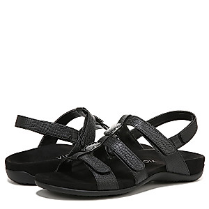 Vionic AMBER0029.5M Amber Black Crocodile 9.5 M