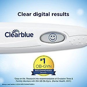 Clearblue Ovulation Predictor Kit, Featuring Ovulation Test with Digital Results, 20 Ovulation Tests