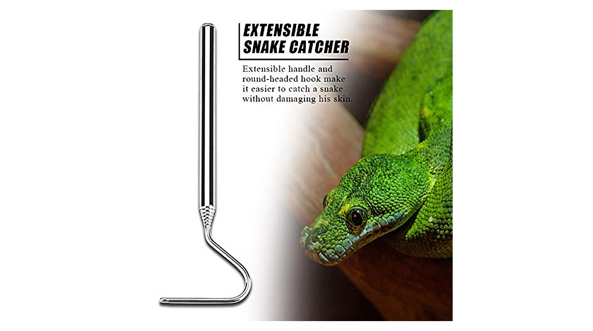 Labuduo Reptile Capture Hook, Extensible Reptile Catcher, Stainless ...