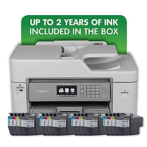 Brother MFC-J5830DW All-in-One Color Inkjet Printer, Wireless Connectivity, Automatic Duplex Printing, Amazon Dash Replenishment Ready