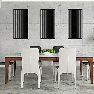 Barrette Outdoor Living 73030581 Boardwalk Decorative Screen Panel, Black