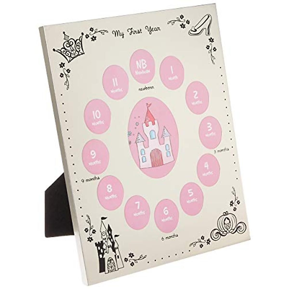 Disney Girls My First Year Photo Frame Pink