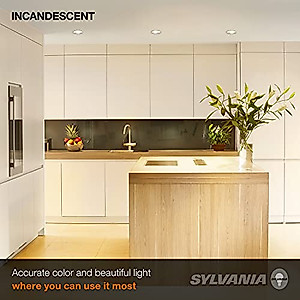 SYLVANIA Incandescent Flood Light Bulbs, R20 45W, 295 Lumens, 2,000 Hours, Value Pack (15676), Warm White, 6 Pack
