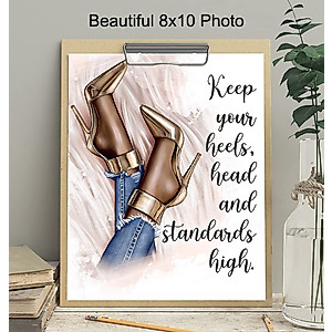 African American Wall Art - Black Women - Black Wall Decor - Fashion Quotes - Fashion Wall Decor - Inspirational Quotes Wall Art - Glam Wall Decor - Black Woman - Latina - Black Wall Art -High Fashion